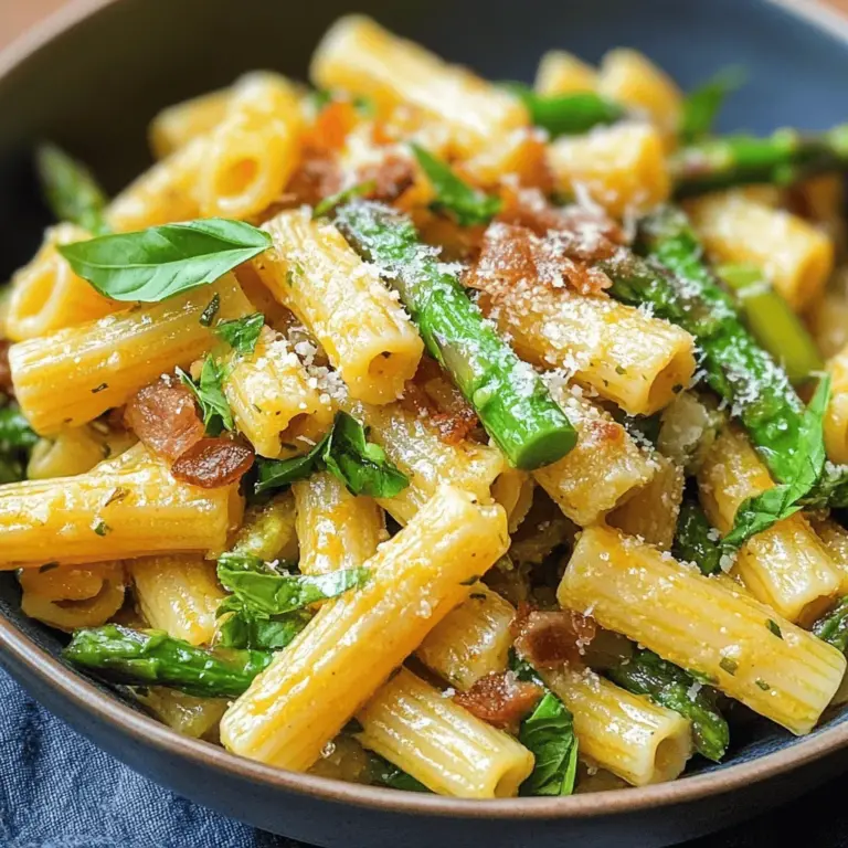 Pennette Pasta Adventure with Pancetta & Asparagus: A Culinary ...